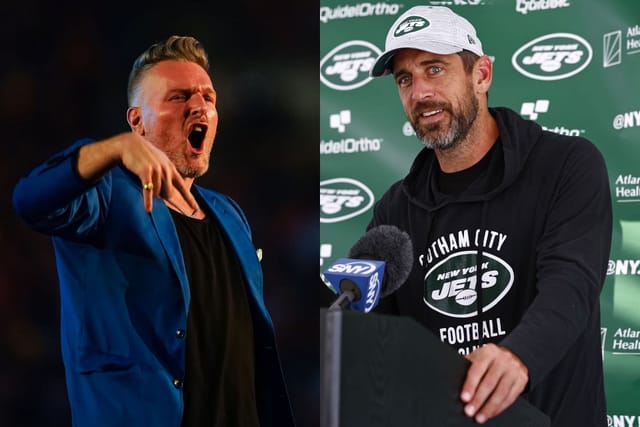 Hard Knocks: Pat McAfee declares Aaron Rodgers' Jets as "Super Bowl ...