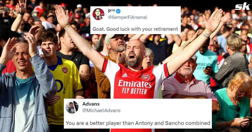 “Better player than Antony and Sancho combined”, “Goat” – Arsenal fans ...