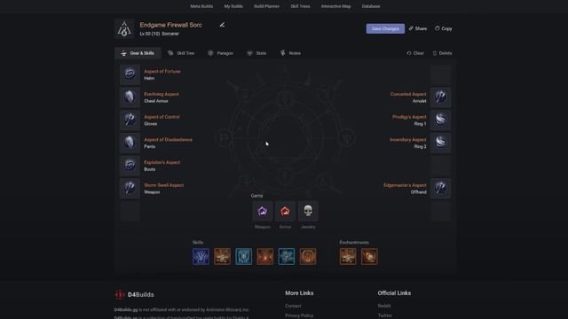 Best Diablo 4 Firewall Sorcerer endgame build guide