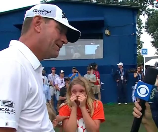 “I don’t get to see these guys as much” - Lucas Glover and his kids get ...