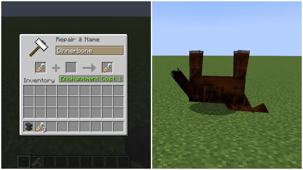 All name tag easter eggs in Minecraft 1.20