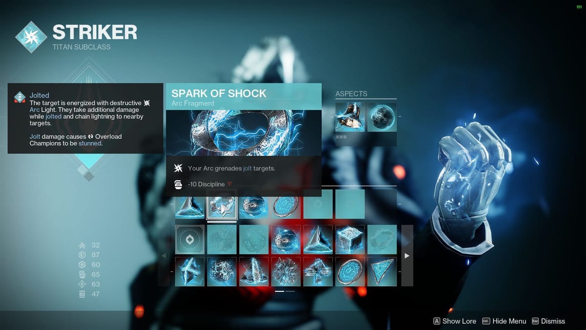 5 best Destiny 2 Arc Fragments for Titans