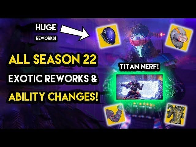 Bungie announces new Exotic changes for Destiny 2 Season 22