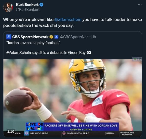 Who is Adam Schein? NFL reporter goes viral for claiming Packers QB ...