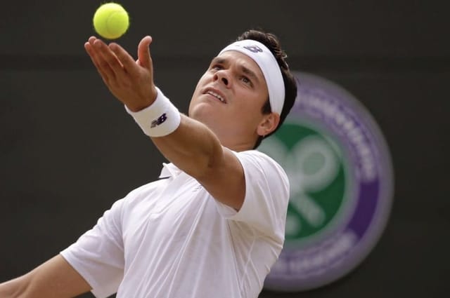Who are Milos Raonic’s parents, Dusan Raonic and Vesna Raonic?