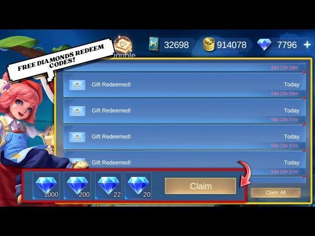 MLBB codes for August 2023, and how to redeem them for free in-game rewards