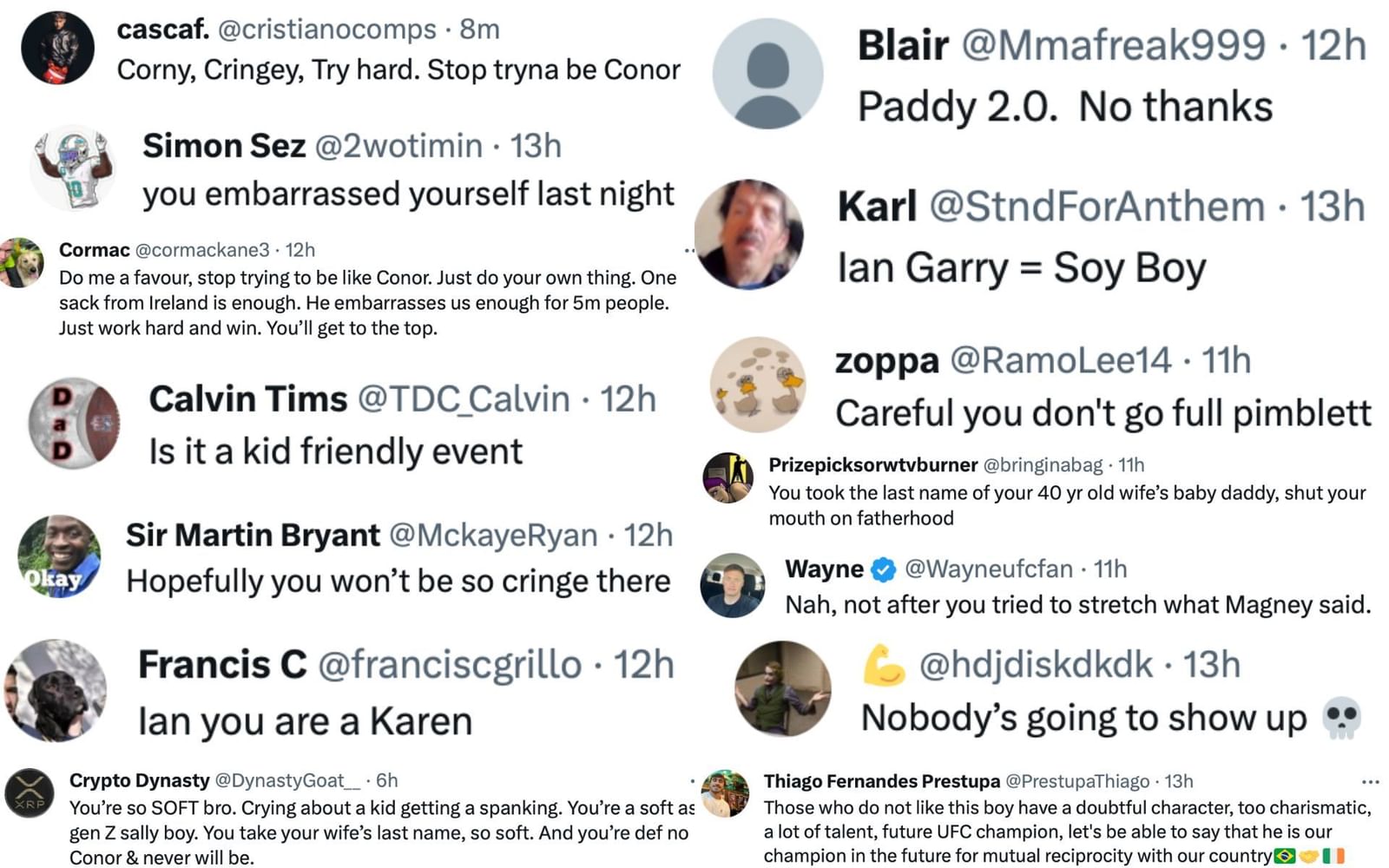 "Corny, Cringey, Try hard" - Fans react to Ian Garry's open workout ...