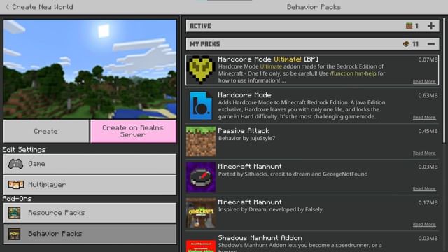 Minecraft Bedrock Hardcore Add On All You Need To Know