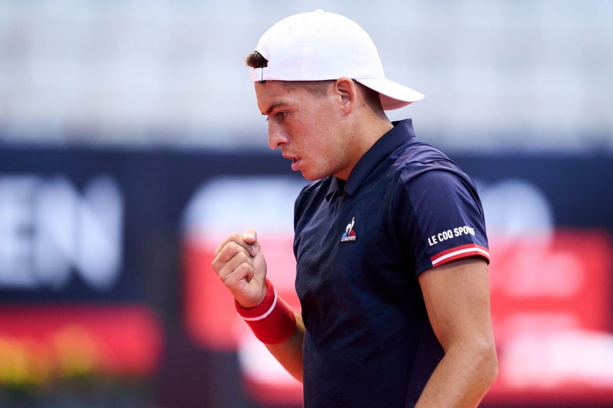 Watch: Sebastian Baez apologizes after defeating Dominic Thiem in ...