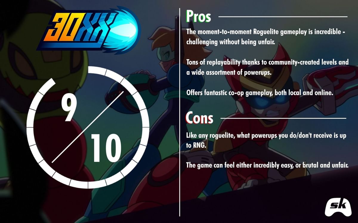 30XX review: Stakes its claim to be the best 2023 roguelite