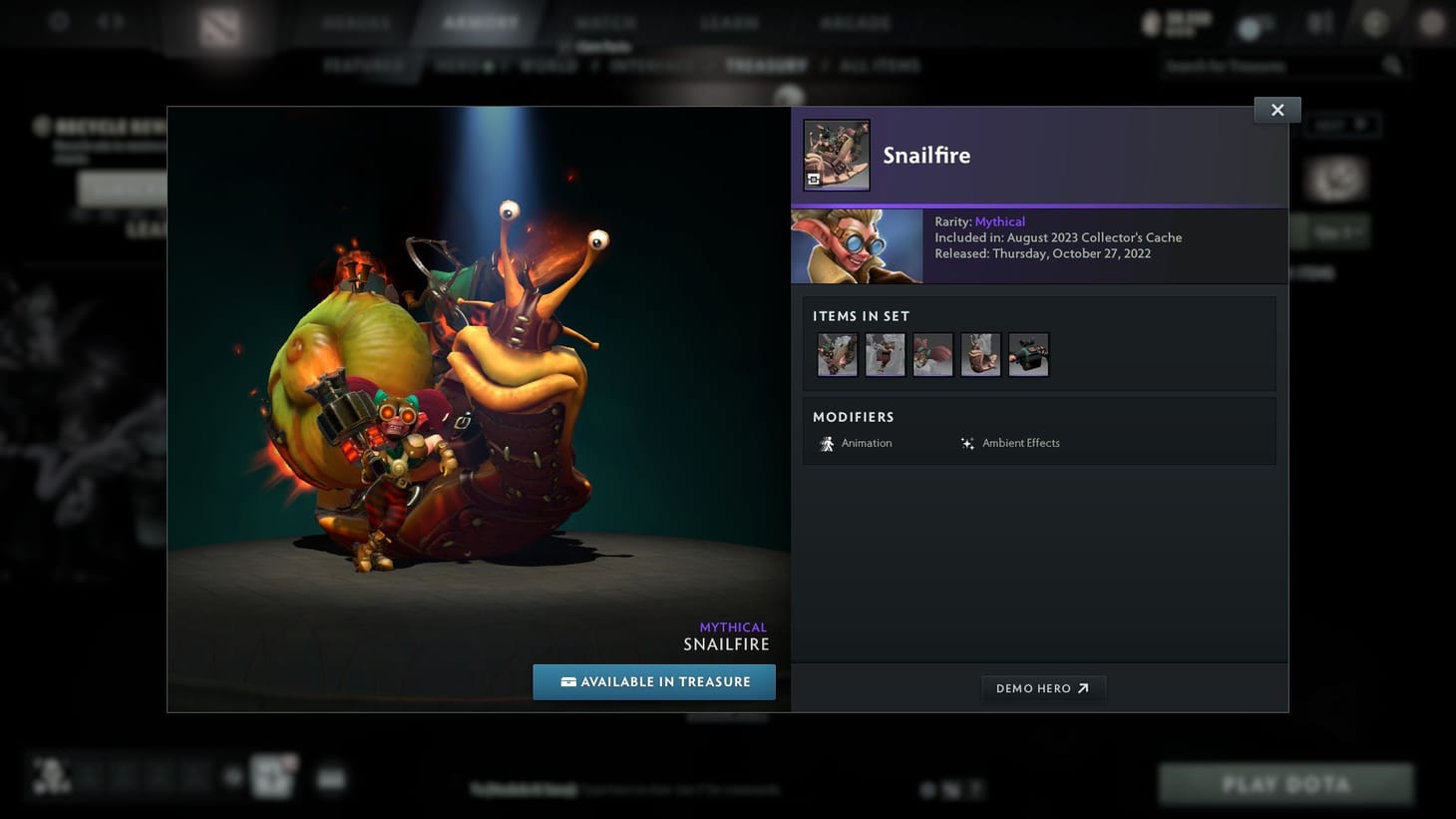 Dota 2 Collector's Cache 2023: All cosmetic sets, heroes, how to get, and more