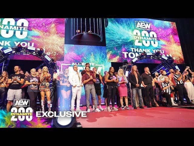 MJF's reaction to an AEW fan shouting "f**k Triple H" after Dynamite 200 went off the air