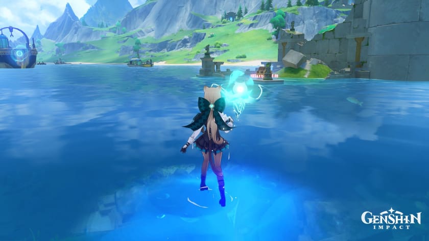 Genshin Impact Echoing Conch puzzle guide for underwater exploration