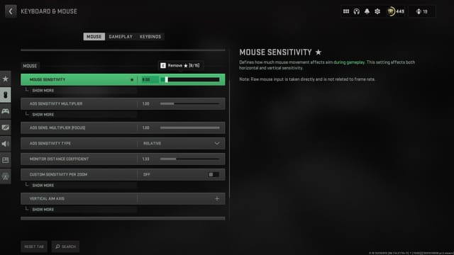 Best mouse and keyboard settings for Warzone 2 Season 5: Sensitivity ...