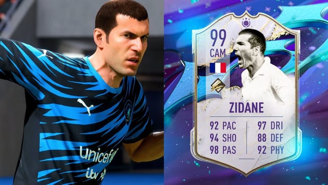 Zinedine Zidane Cover Star Icon SBC: FIFA 23 leak hints at Zinedine ...
