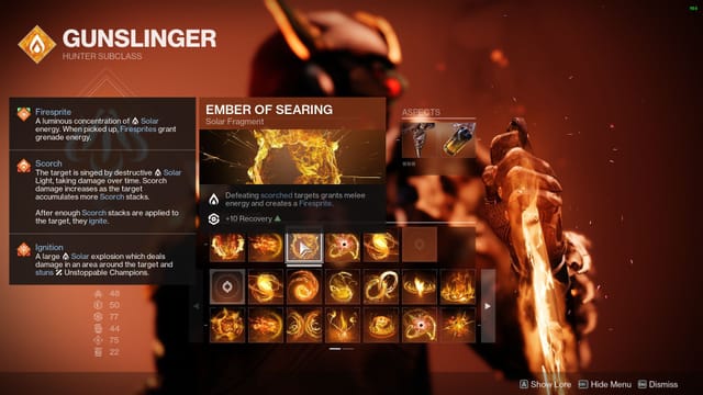 5 best Destiny 2 Solar Fragments for Hunters