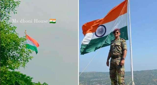 [Watch] MS Dhoni hoists tricolor at his farmhouse in Ranchi on ...