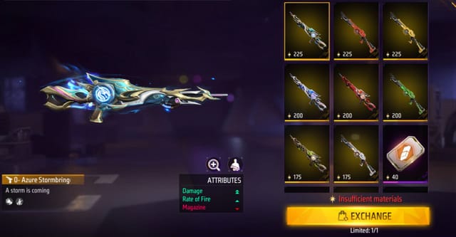 Free Fire MAX M1014 x M60 Ring: How to get legendary gun skins