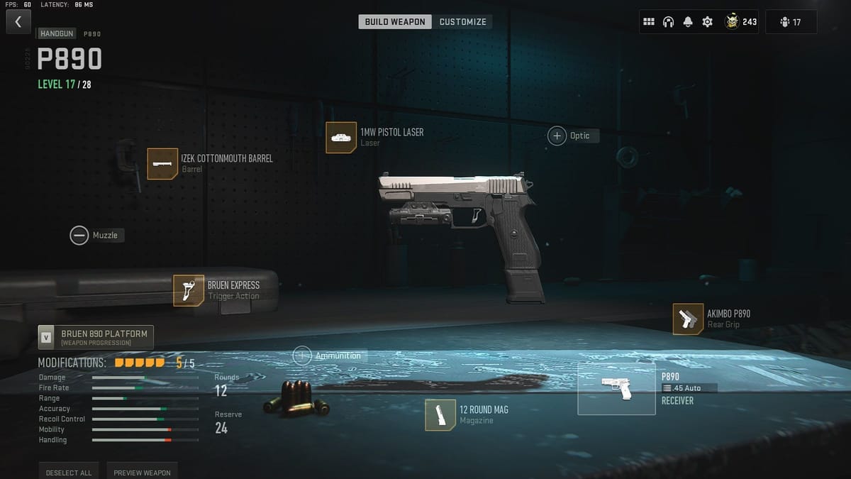 Best Akimbo P890 loadout for Warzone 2 Season 5