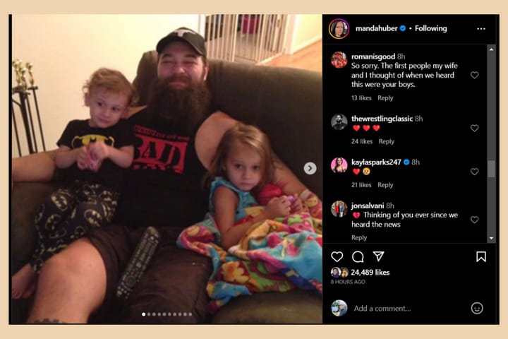Trish Stratus comments on heartbreaking post from Brodie Lee's wife ...