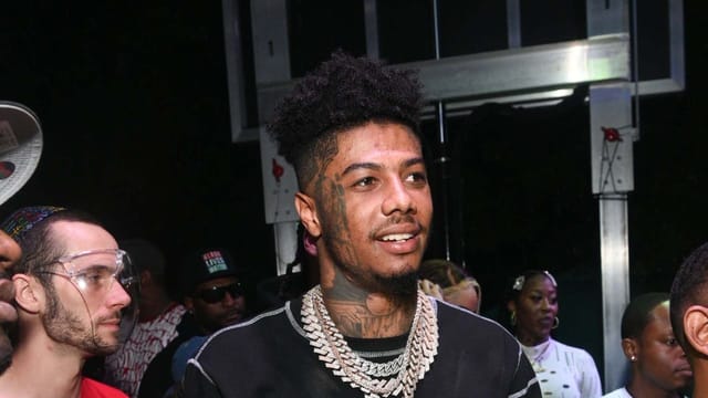 "Looks like he threw the first punch": Internet reacts as Blueface gets ...