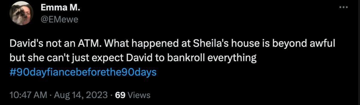 "David is not an ATM": 90 Day Fiancé: Before the 90 Days fans divided ...