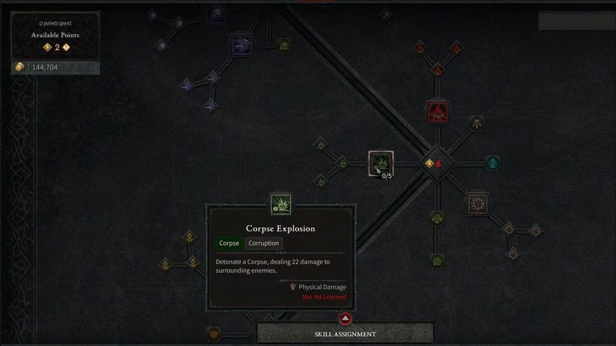 Best Diablo 4 Blight Corpse Explosion Necromancer endgame build guide