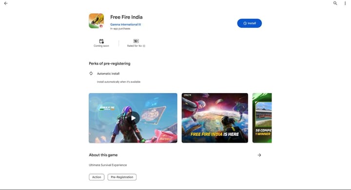 How to download Free Fire India