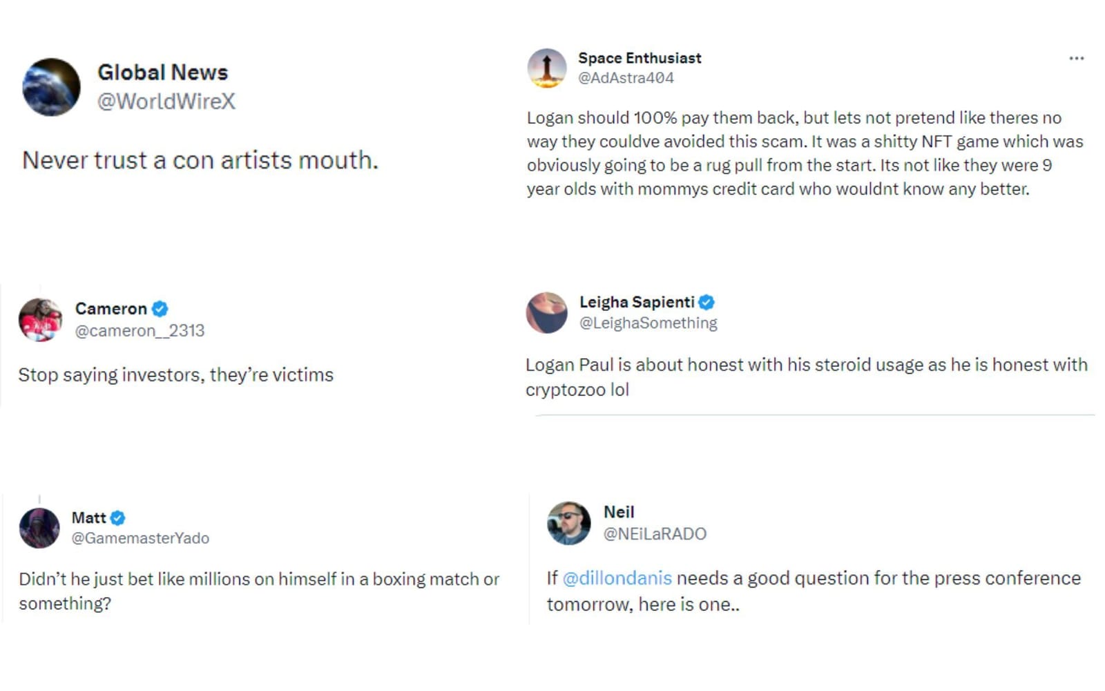 Logan Paul CryptoZoo: “Never trust a con artist’s mouth” - Logan Paul ...