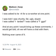 "I was told I was chunky, fat, ugly, stupid" - YouTuber Madison Suop ...