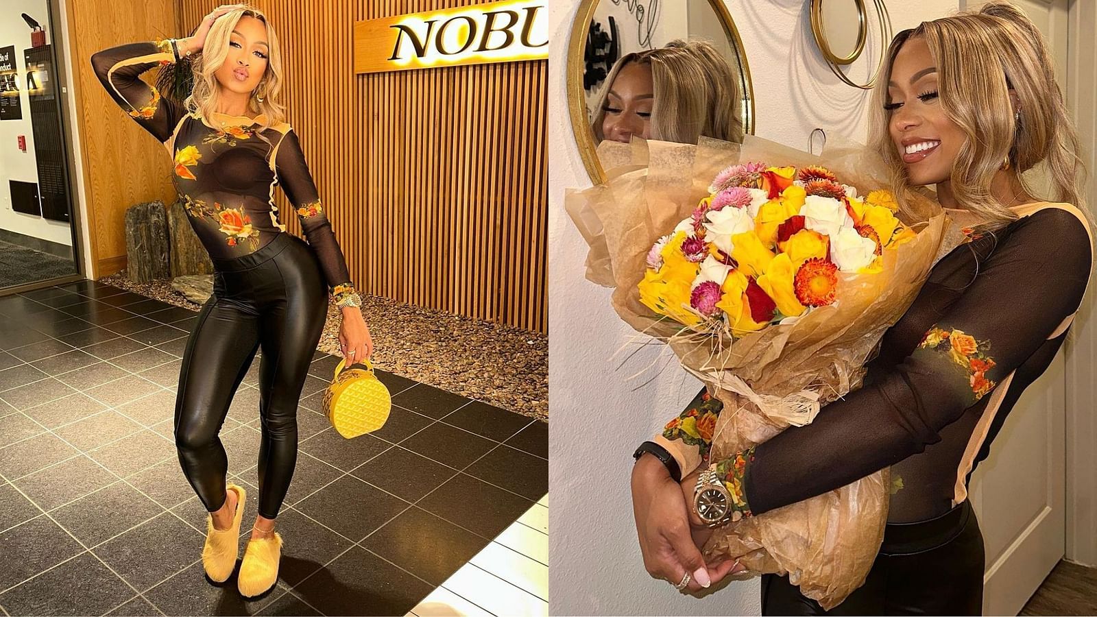 In Photos Deshaun Watsons Girlfriend Jilly Anais Stuns With New Sheer