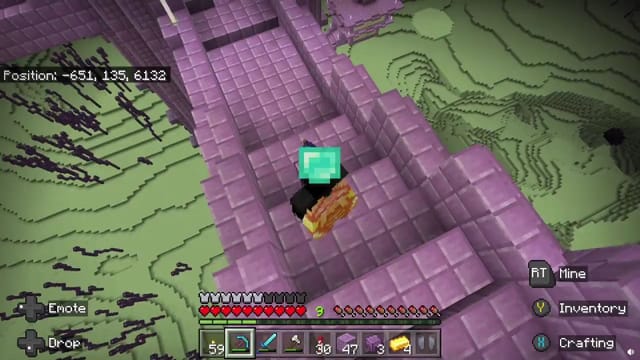 Minecraft player dies due to a weird glitch while flying