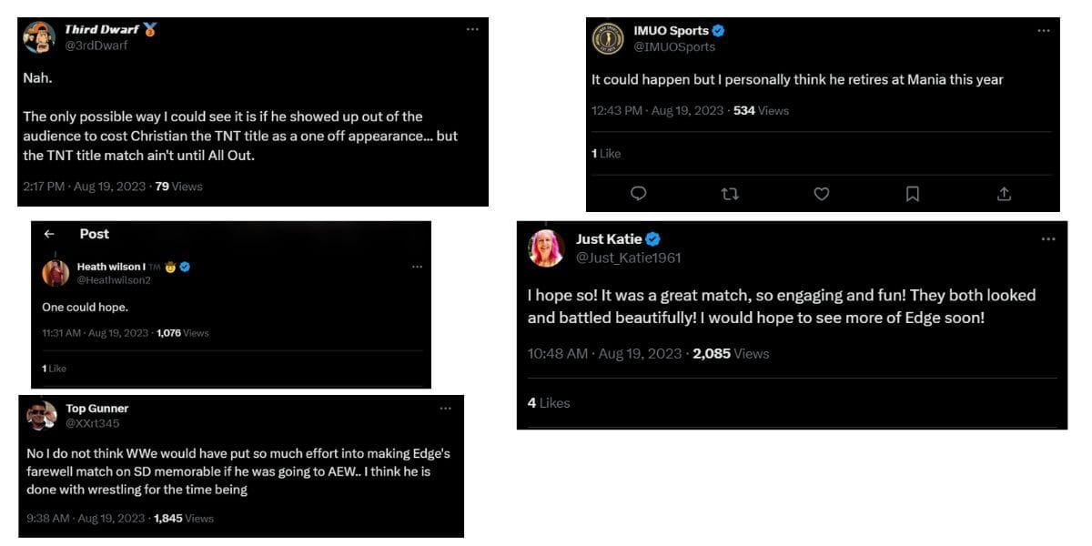 Twitter erupts as a massive possibility emerges after Edge's final WWE ...