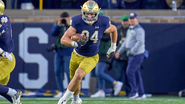 Who is Kevin Bauman? The Notre Dame tight end out for the season with ...