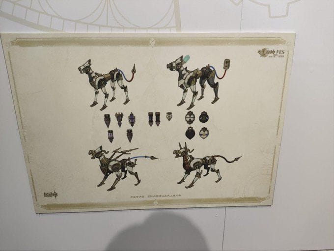 Genshin Impact Fontaine design concepts in Game Art Exhibition ...