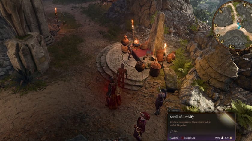 Can you raise dead people in Baldur's Gate 3?