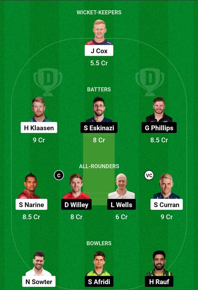 OVI vs WEF Dream11 Prediction: Fantasy Cricket Tips, Today's Playing XIs, and Pitch Report for ...
