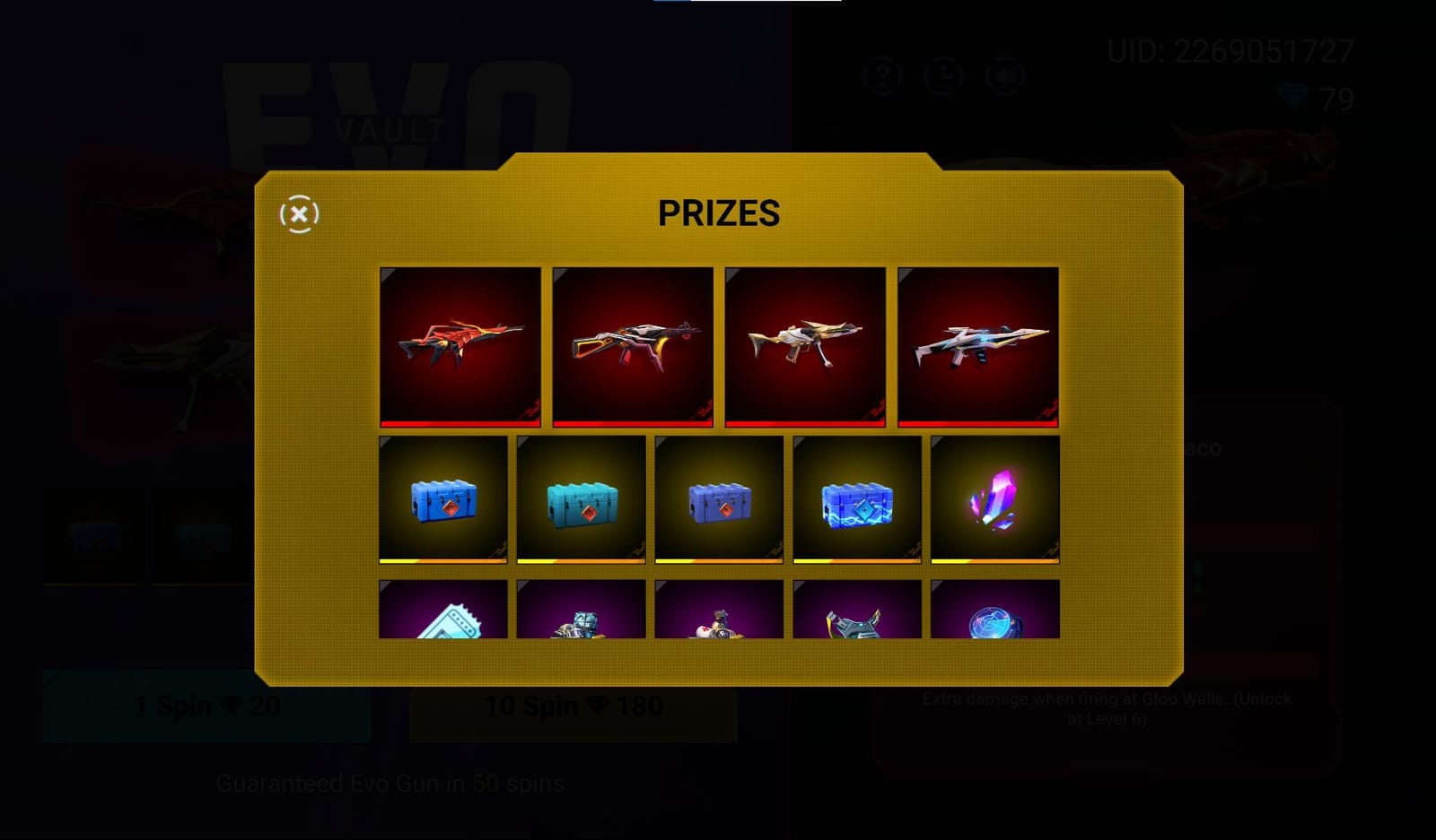 Free Fire MAX Evo Vault event: Evo gun skins, price, and more