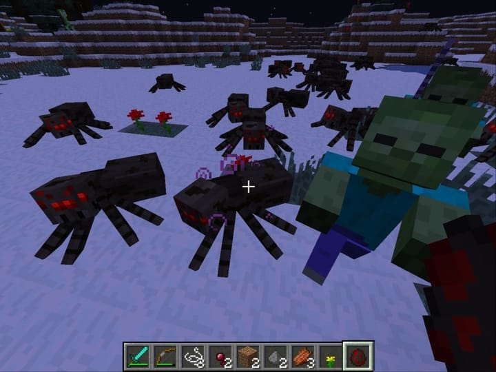 spiders: Best way to kill spiders in Minecraft