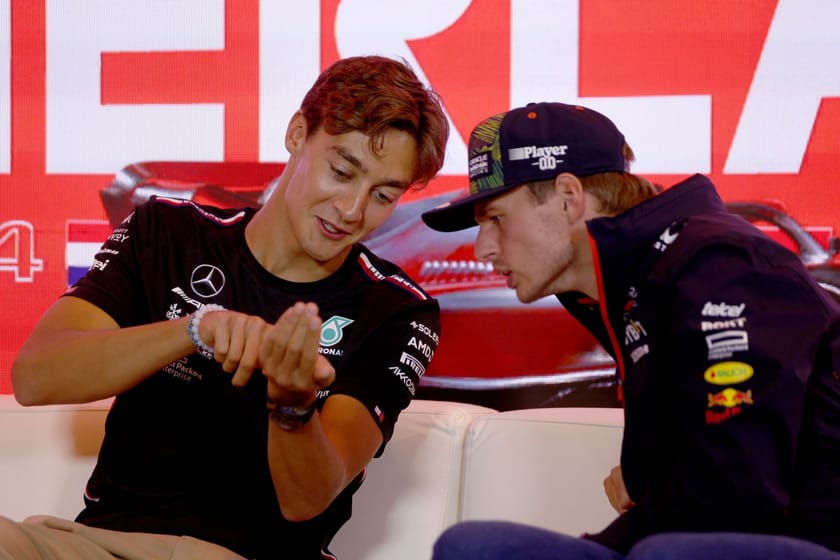 "Ego is hurt" - Hilarious exchange between George Russell and Max ...