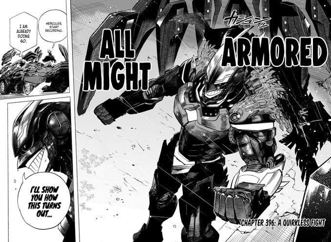 My Hero Academia chapter 396: All Might takes a final stand against All ...