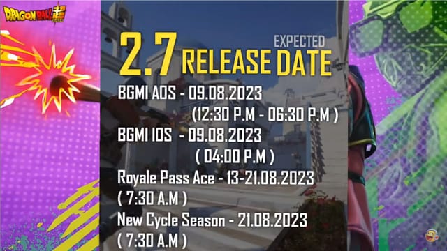 BGMI 2.7 update, A1 Royal Pass release date explored (August 2023)