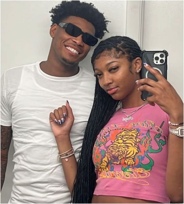 In Photos: Angel Reese and boyfriend Cam'Ron Fletcher share fun time ...