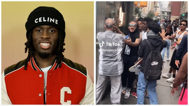 Kai Cenat: "Cowards": Video of Kai Cenat New York rioters assaulting ...