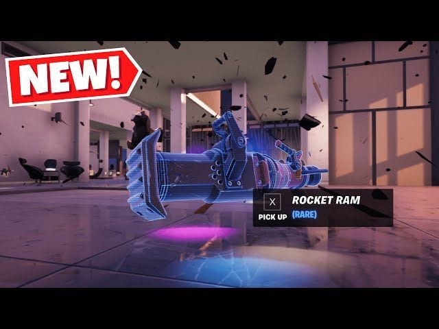 Where to get the new Rocket Ram in Fortnite Chapter 4 Season 4