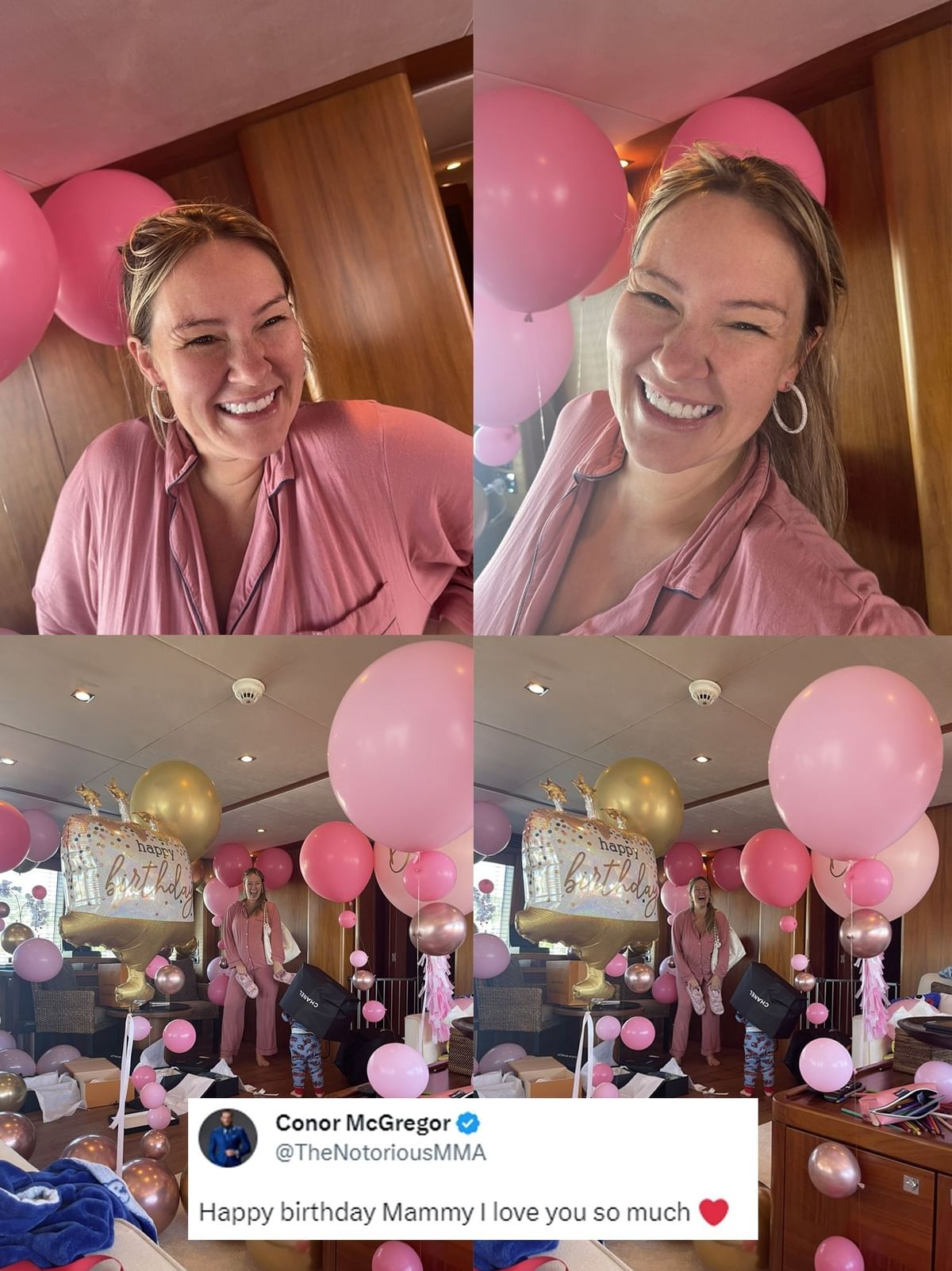 "I love you so much" - Conor McGregor shares heartfelt celebration post ...