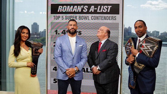 Roman Reigns sends a three-word message ahead of his title match at ...