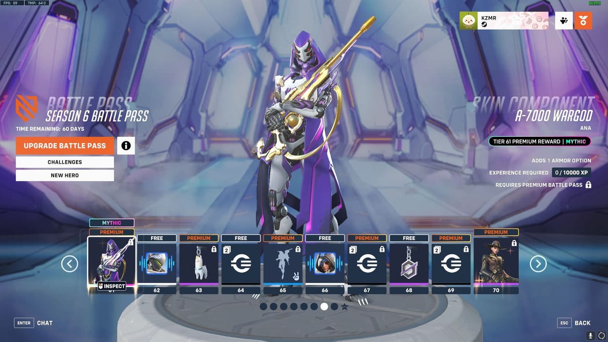 Overwatch 2 Season 6: All Battle Pass tiers and rewards