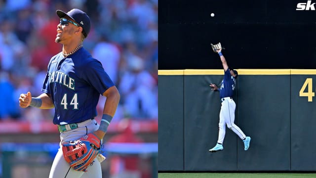 WATCH: Julio Rodriguez fools the entire stadium with a home run robbery