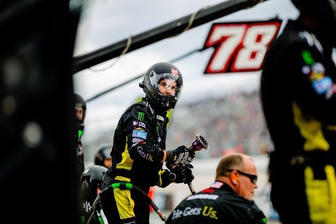 WATCH: Ty Gibbs and Joe Gibbs Racing's record-breaking pit-stop at Richmond